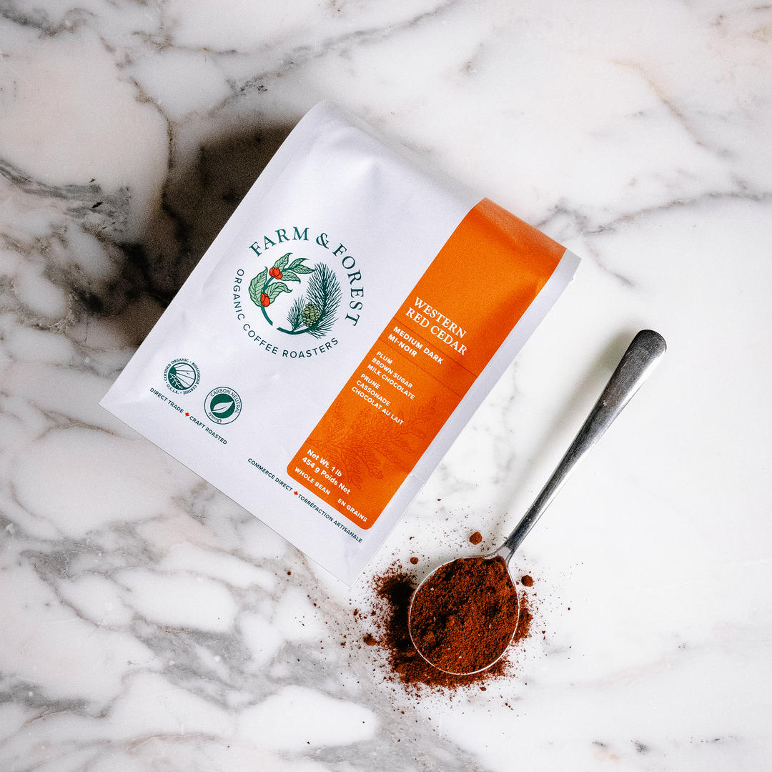 Organic Western Red Cedar Coffee – Farm & Forest Organic Coffee Roasters