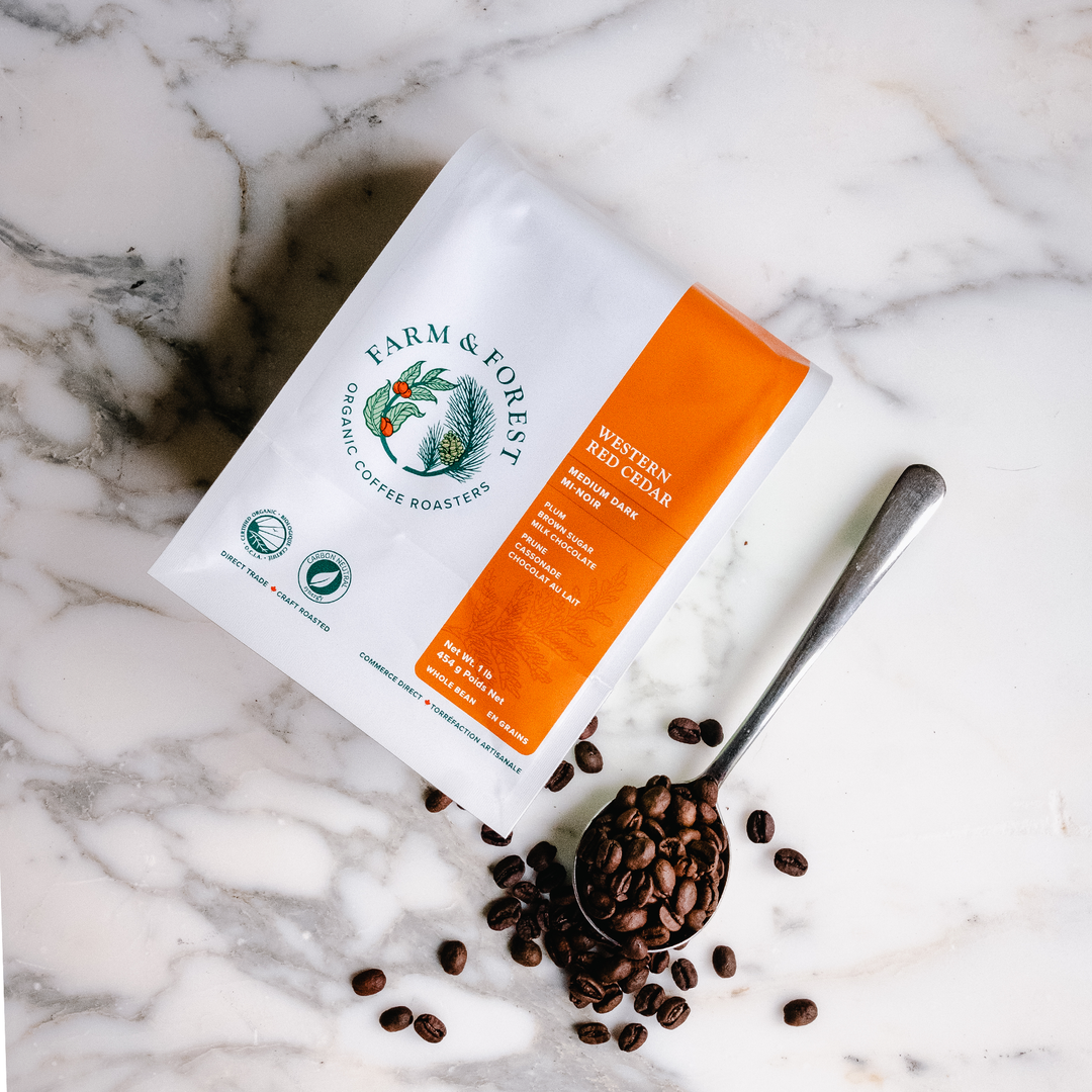Organic Western Red Cedar Coffee – Farm & Forest Organic Coffee Roasters