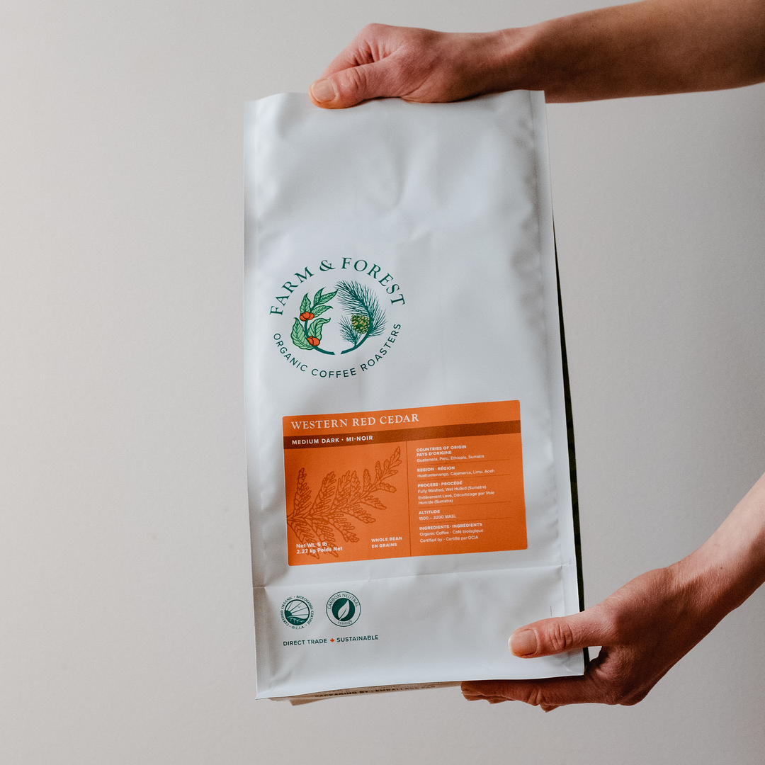 Organic Western Red Cedar Coffee – Farm & Forest Organic Coffee Roasters